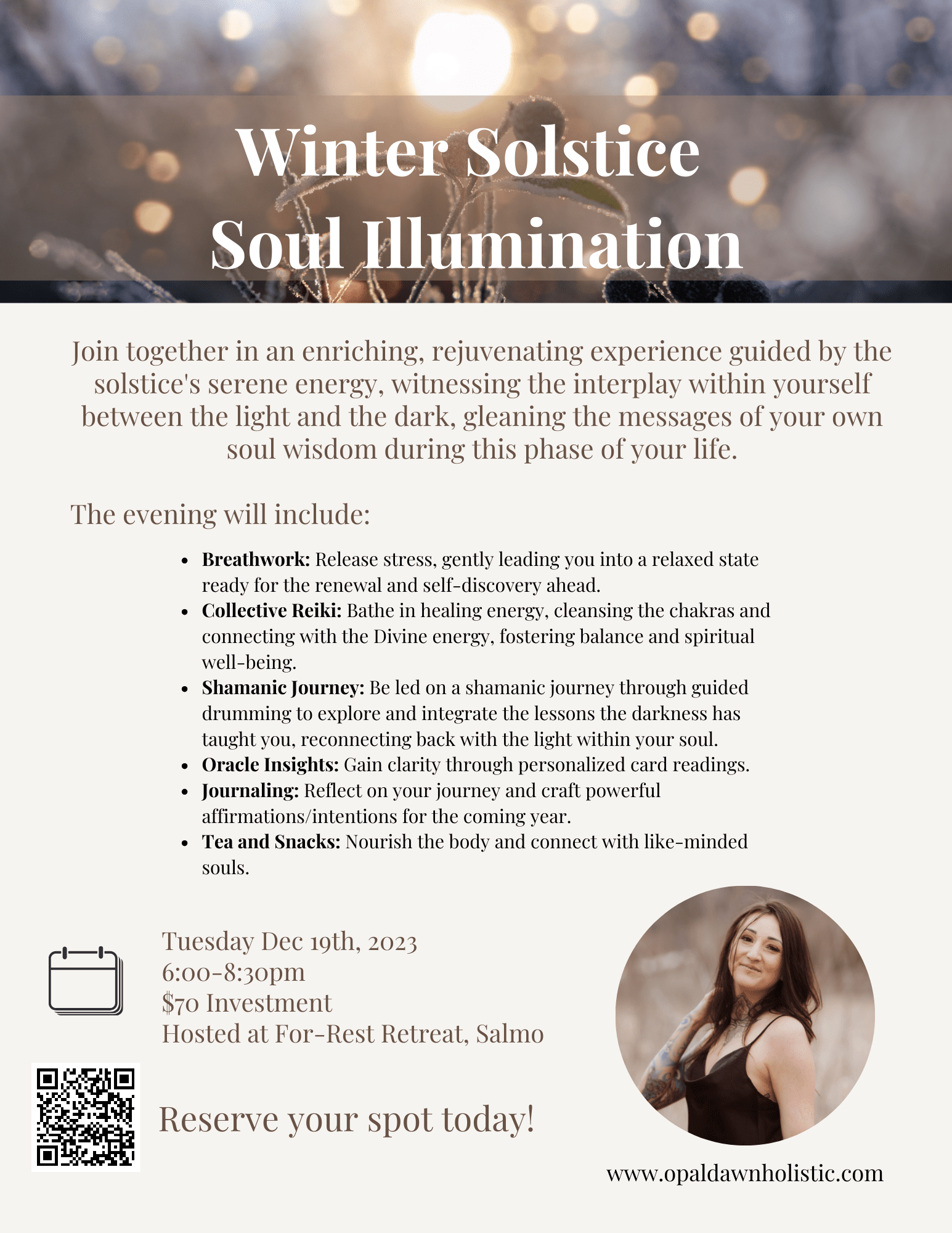 Winter Solstice Soul Illumination | For-rest Retreat